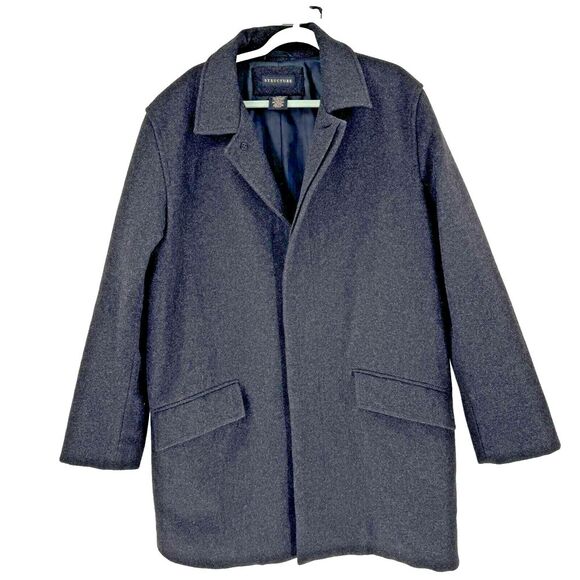 Structure | Jackets & Coats | Structure Pea Coat Mens Wool Dress Jacket ...